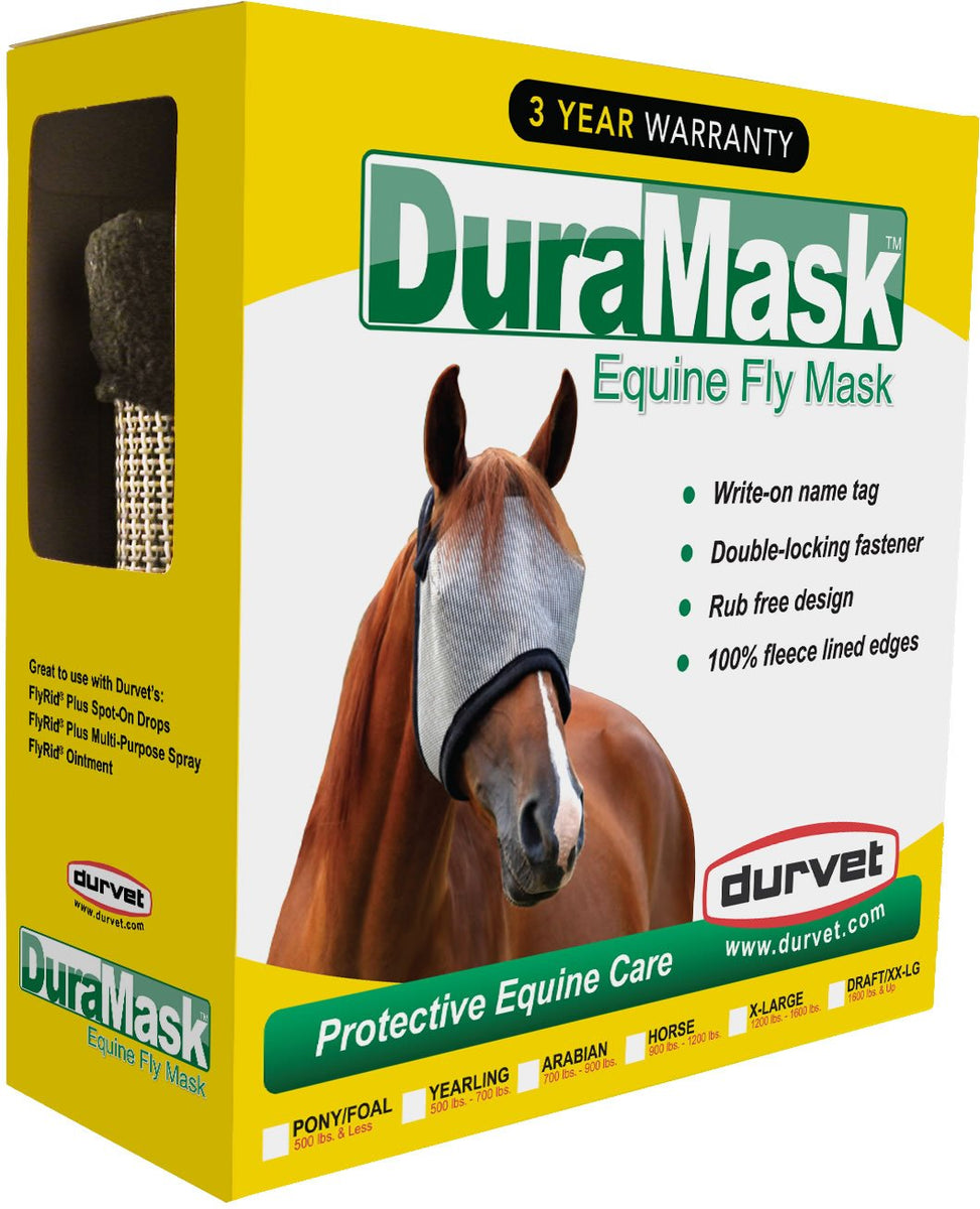 DuraVet Duramask Fly Mask for Horses – Animal Health Express