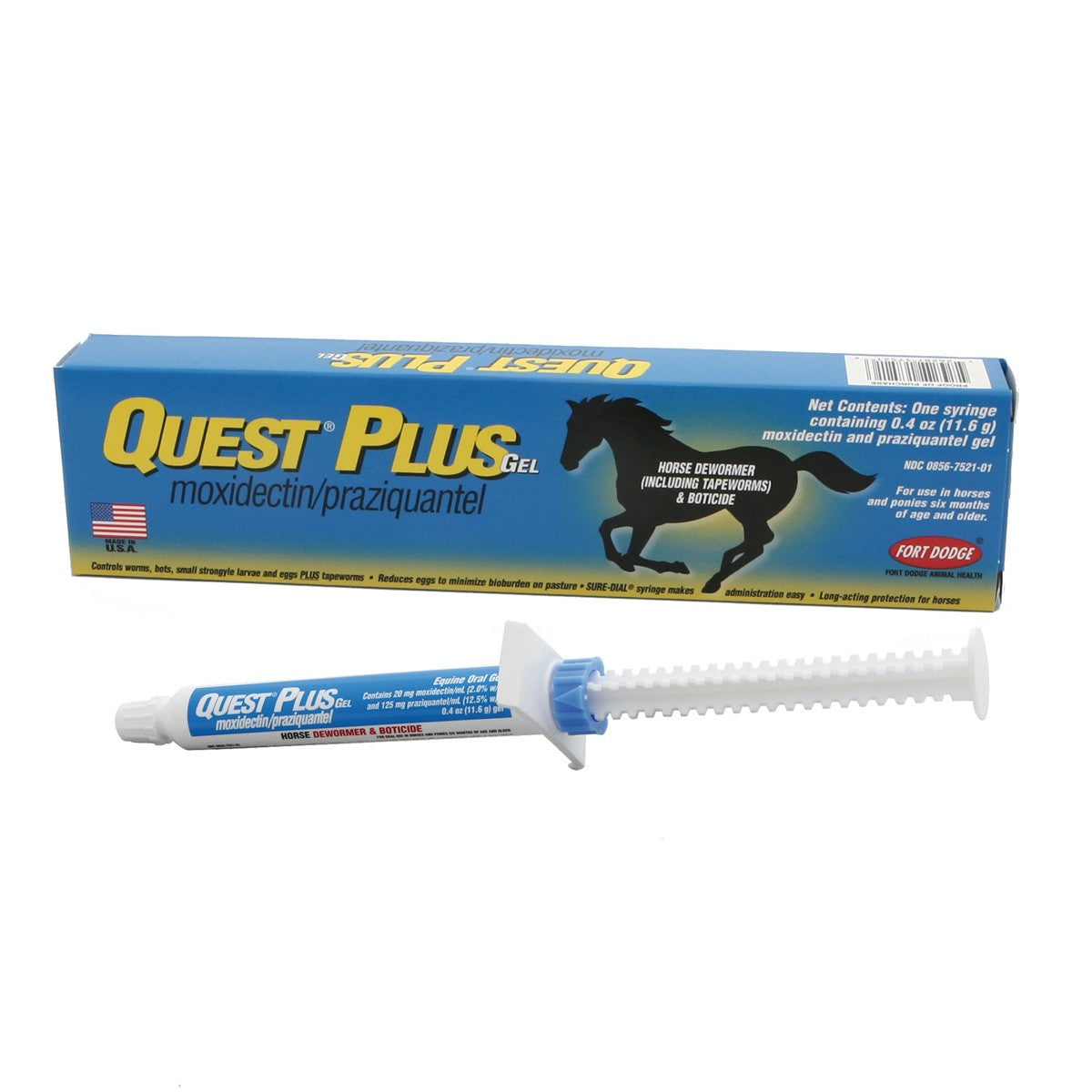 Quest Plus Gel Moxidectine plus Praziquantel Dewormer – Animal Health ...