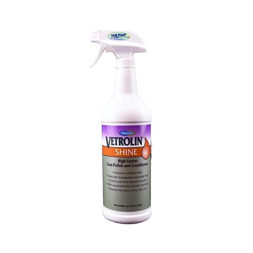 Vetrolin Shine ~ Ready To Use Equine Coat Spray with Sunscreen – Animal ...