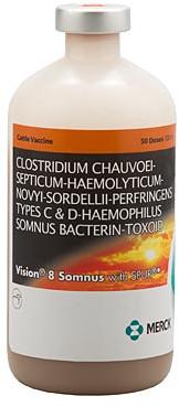 Merck Vision 8 with Somnus Cattle Vaccine – Animal Health Express