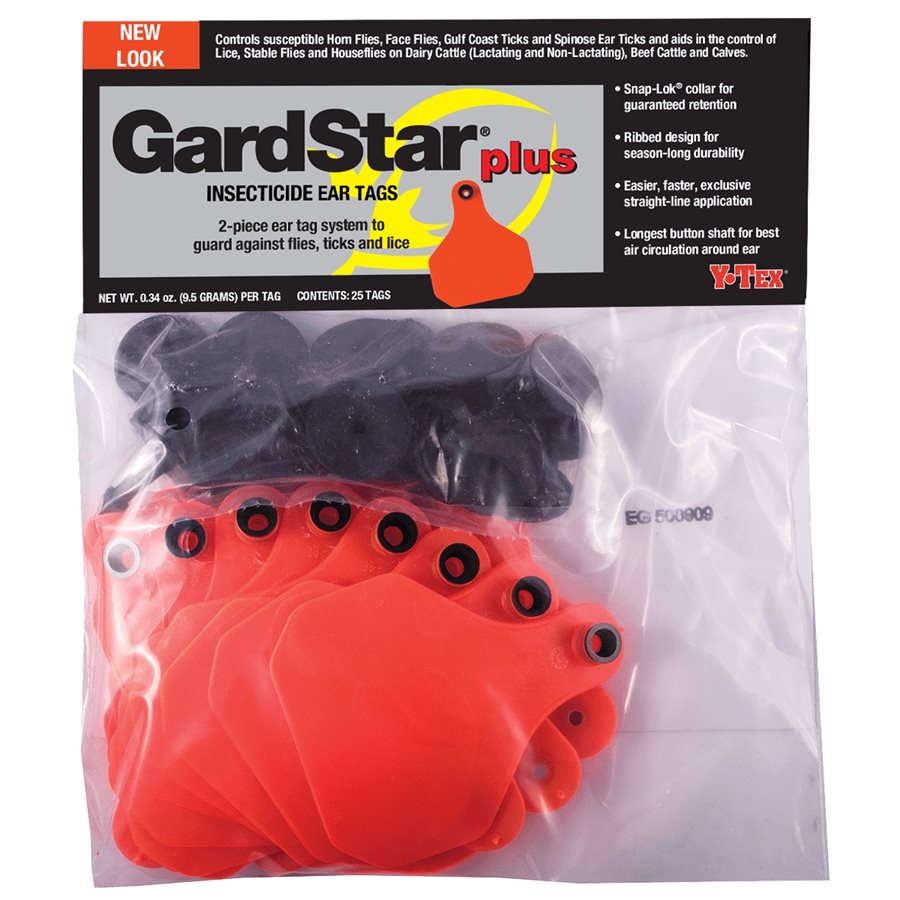Y-Tex Gardstar Plus Insecticide Ear Tags – Animal Health Express